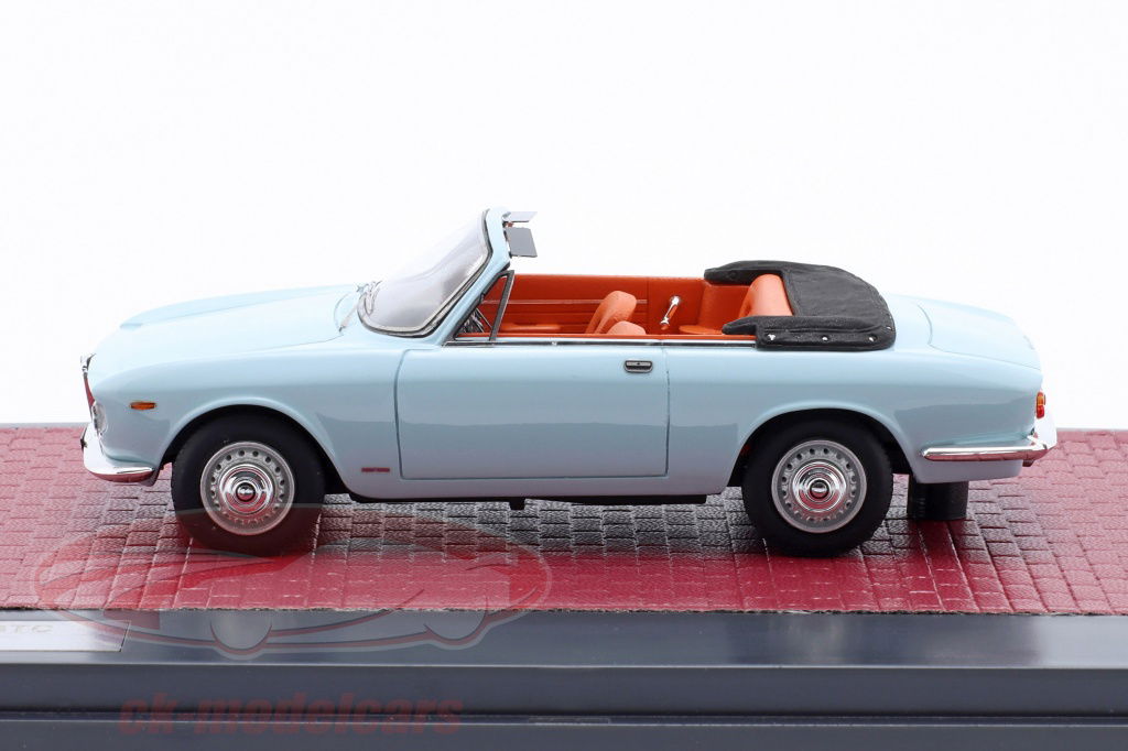 Matrix 1:43 Alfa Romeo Giulia GTC Touring Cabriolet year 1964 turquoise ...
