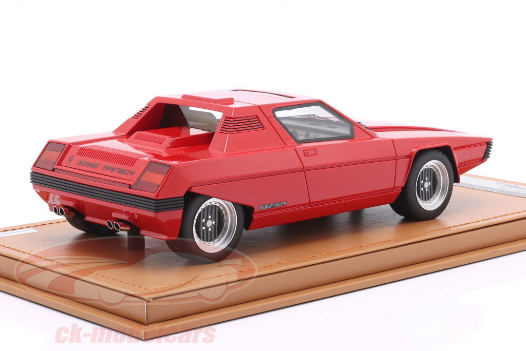 Tecnomodel 1:18 Ferrari 308 GT Rainbow Bertone year 1976 red TM18-180C ...