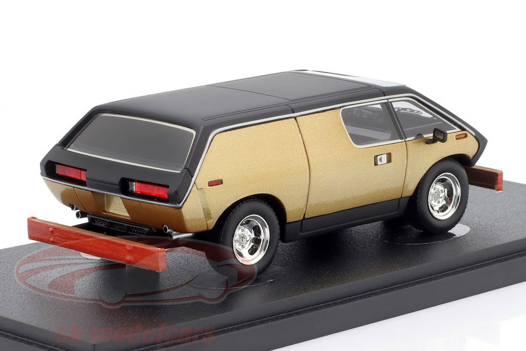 AutoCult 1:43 Brubaker Box Año de construcción 1972 oro / negro 60141 ...