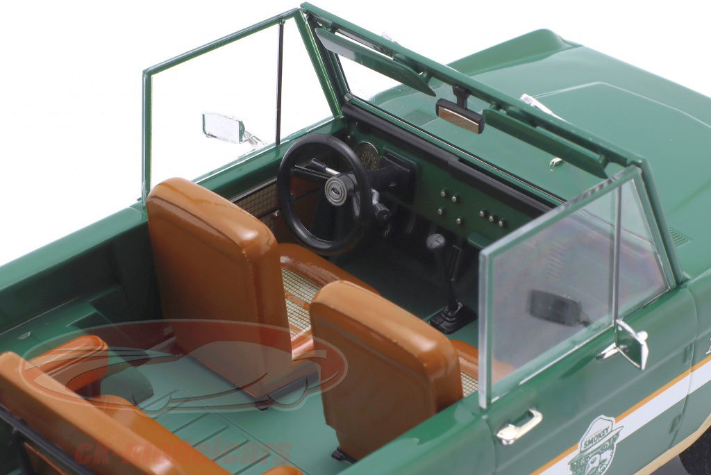 Greenlight 1:18 Ford Bronco Smokey bear Forest ranger Year 1967 green ...