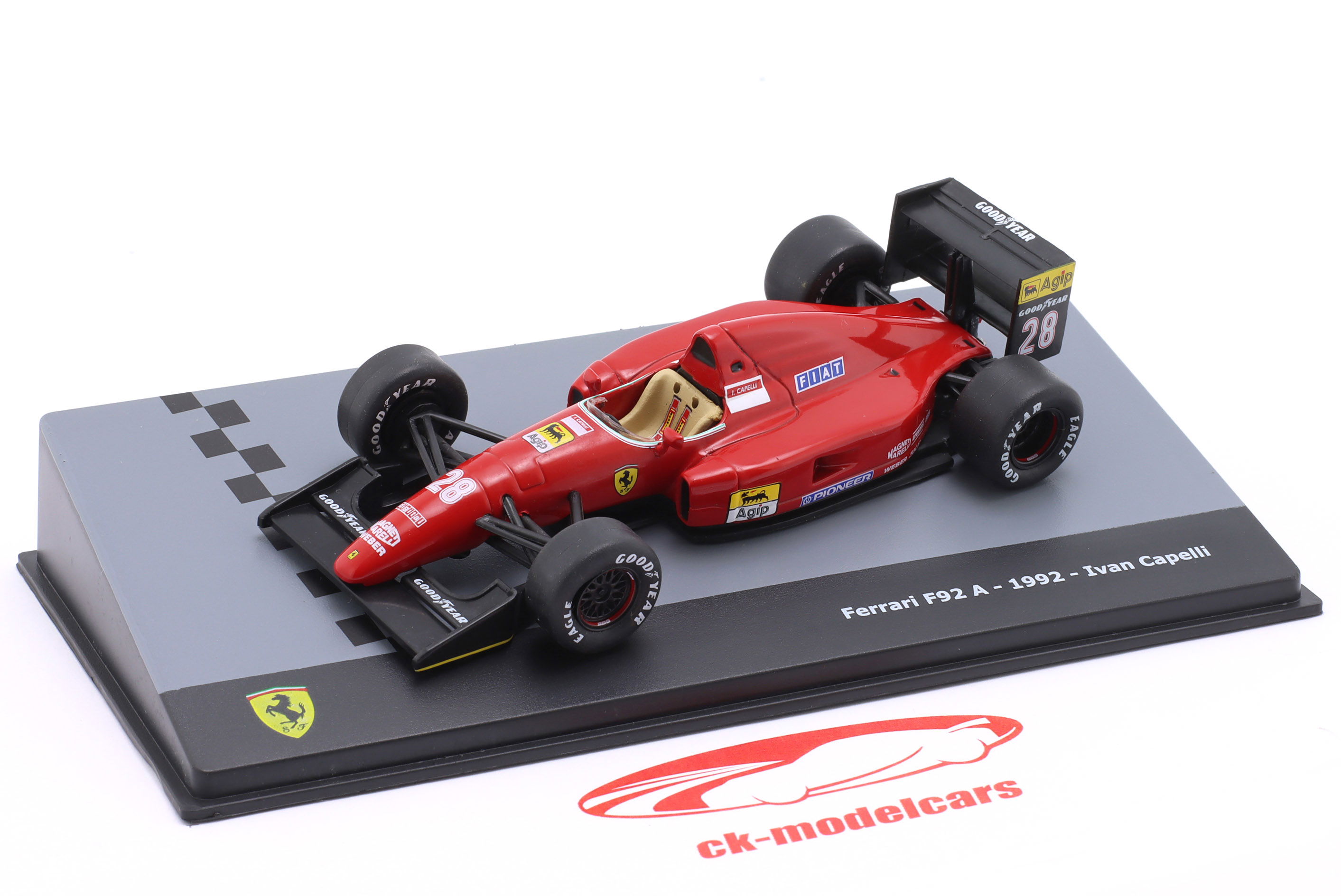 Altaya 1:43 Ivan Capelli Ferrari F92A #28 fórmula 1 1992 MX7ALA0053 modelo coche MX7ALA0053