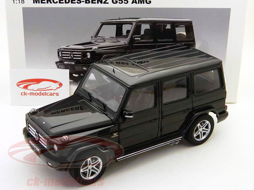 AUTOart 1:18 Mercedes-Benz G55 AMG 2009 "Facelift" black AA 76248 model ...