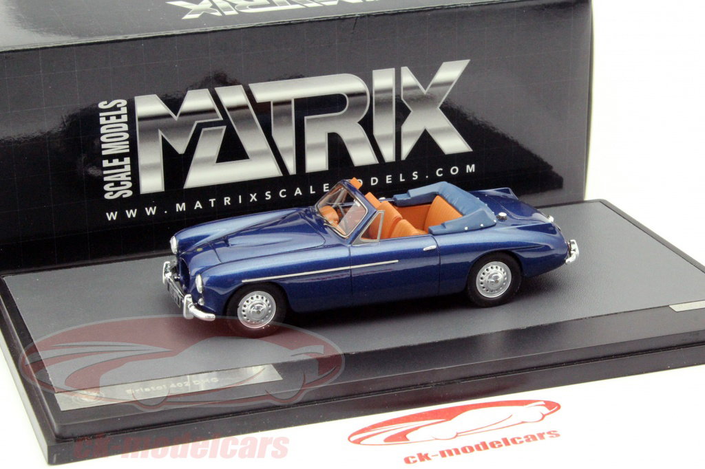 Matrix 1:43 Bristol 405 DHC year 1954 dark blue metallic MX40204-091 ...