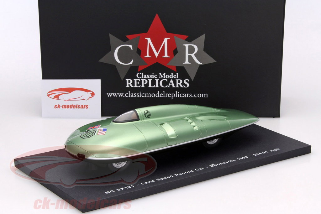 CMR 1:18 MG EX181 Land Speed Record Car Bonneville 1959 green CMR004 ...