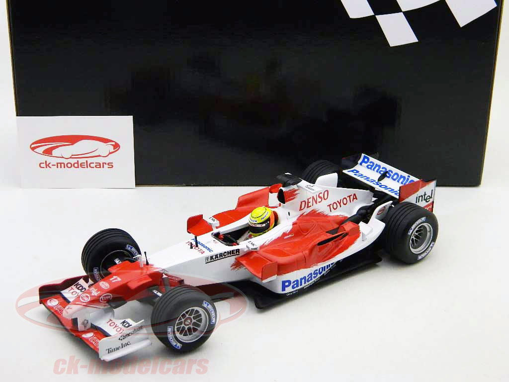 Minichamps 1:18 R. Schumacher Panasonic Toyota TF105 Formel 1 2005 ...