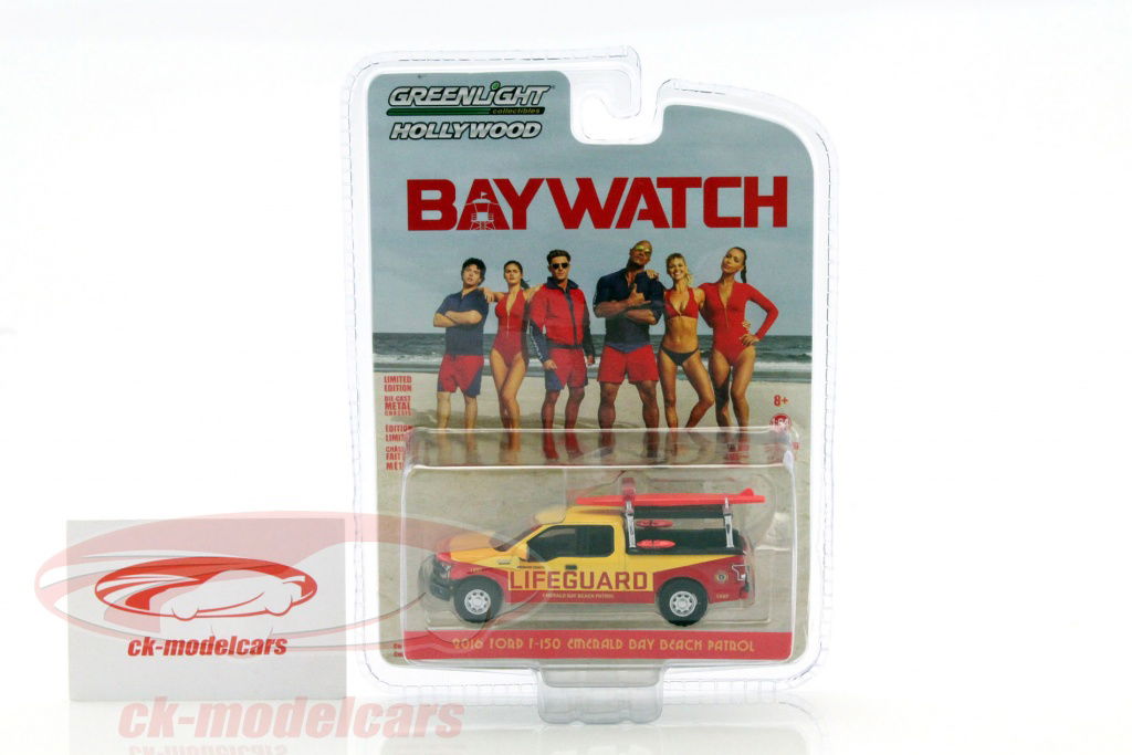 Greenlight 1:64 Ford F-150 Emerald Bay Beach Patrol Movie Baywatch 2017 ...