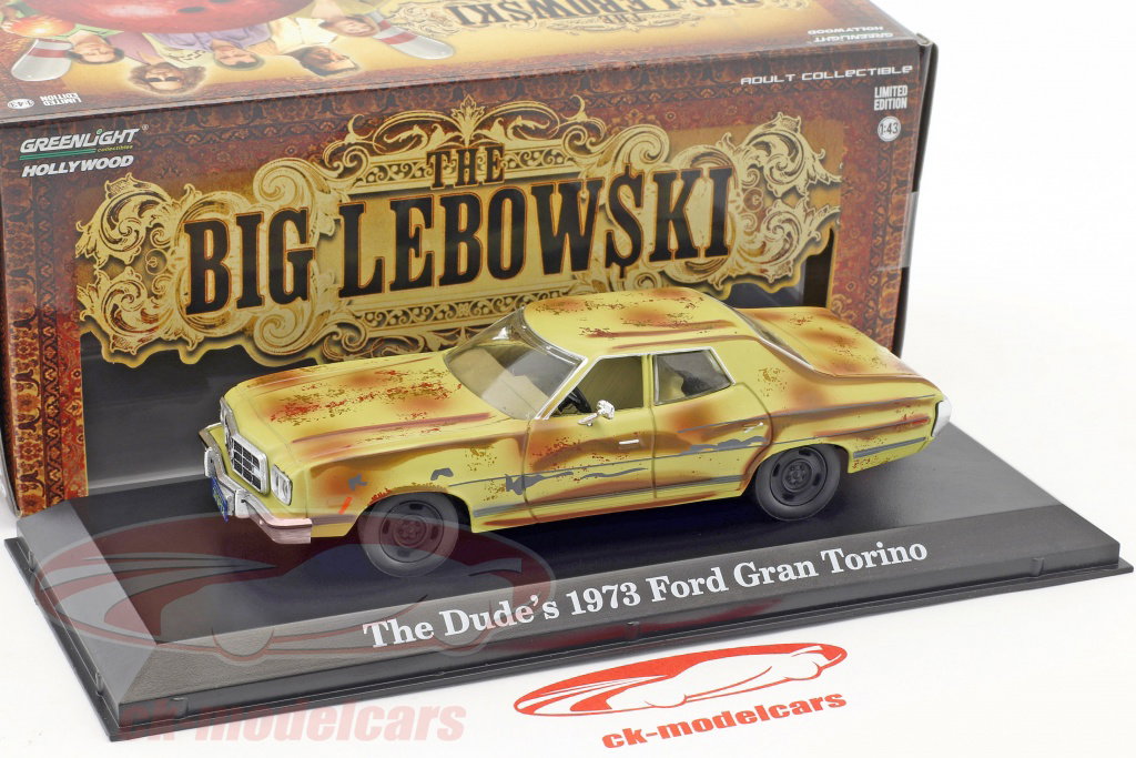 Greenlight 1:43 The Dude's Ford Gran Torino year 1973 Movie The Big ...
