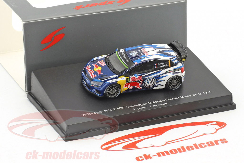Spark 1:87 Volkswagen VW Polo R WRC #1 Winner Rallye Monte Carlo 2015 ...