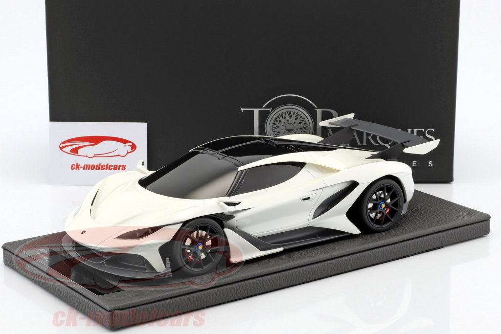 TopMarques 1:18 Apollo Arrow year 2016 white TOP47C model car TOP47C