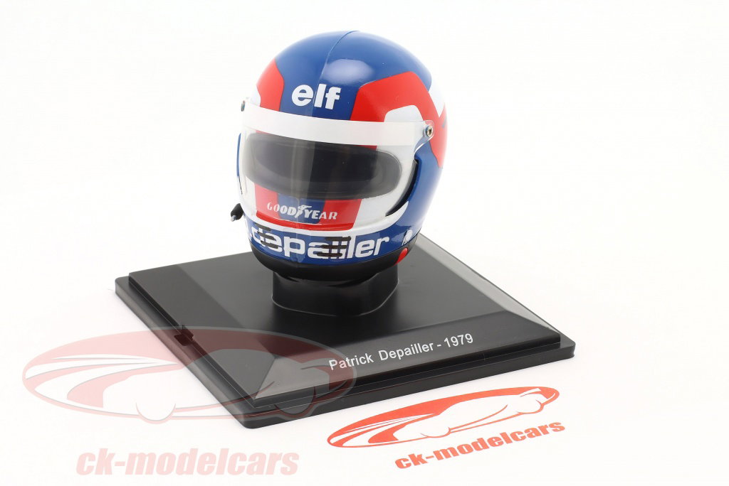 Spark 1:5 Patrick Depailler #25 Ligier Gitanes Formel 1 1979 Helm ...
