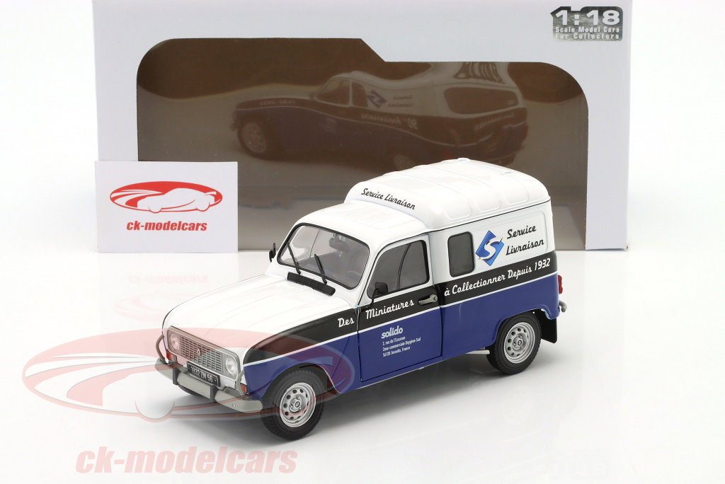Solido 1:18 Renault R4 LF4 90-й Годовщина 2022 Белый / синий / черный ...