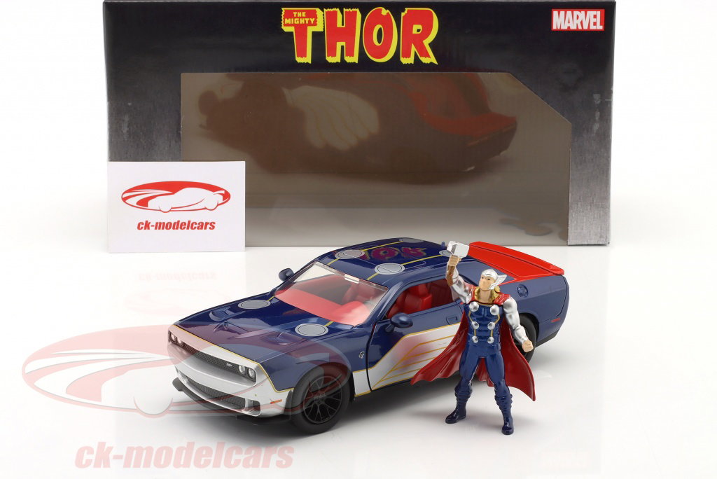 Jadatoys 1:24 Dodge Challenger SRT Hellcat Film: Thor mit Figur Thor ...