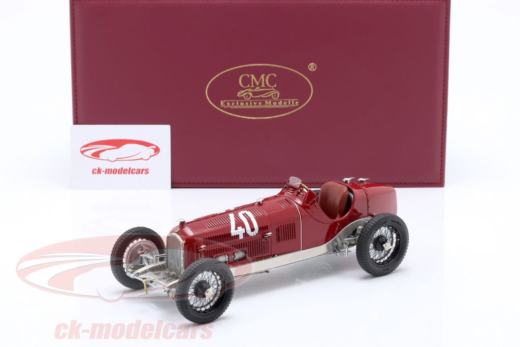 CMC 1:18 Luigi Fagioli Alfa Romeo Tipo B (P3) #40 Winner Comminges GP ...