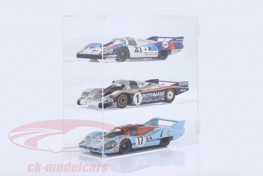 High quality acrylic showcase for 3 modelcars in scale 1:12 Jewel Cases ...