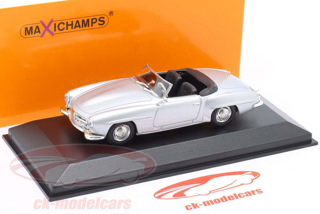 Minichamps 1:43 Mercedes-Benz 190 SL (W121) Baujahr 1955 silber ...