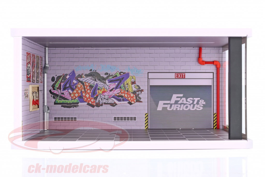 TOURING 1:18 Diorama-Kit car repair shop for model cars in the scale ...