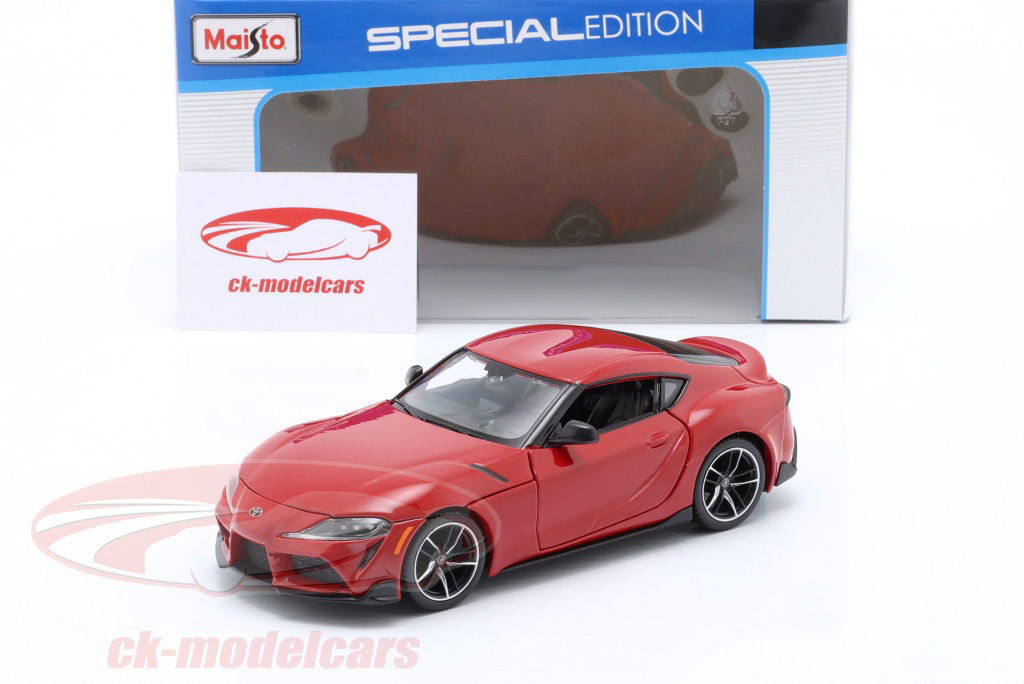Maisto 1:24 Toyota Supra GR year 2022 red 32917R model car 32917R ...