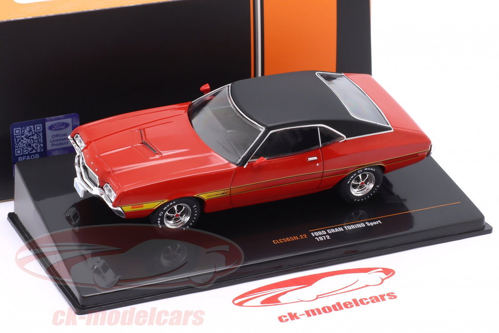 Ixo 1:43 Ford Gran Torino Sport Année de construction 1972 rouge ...