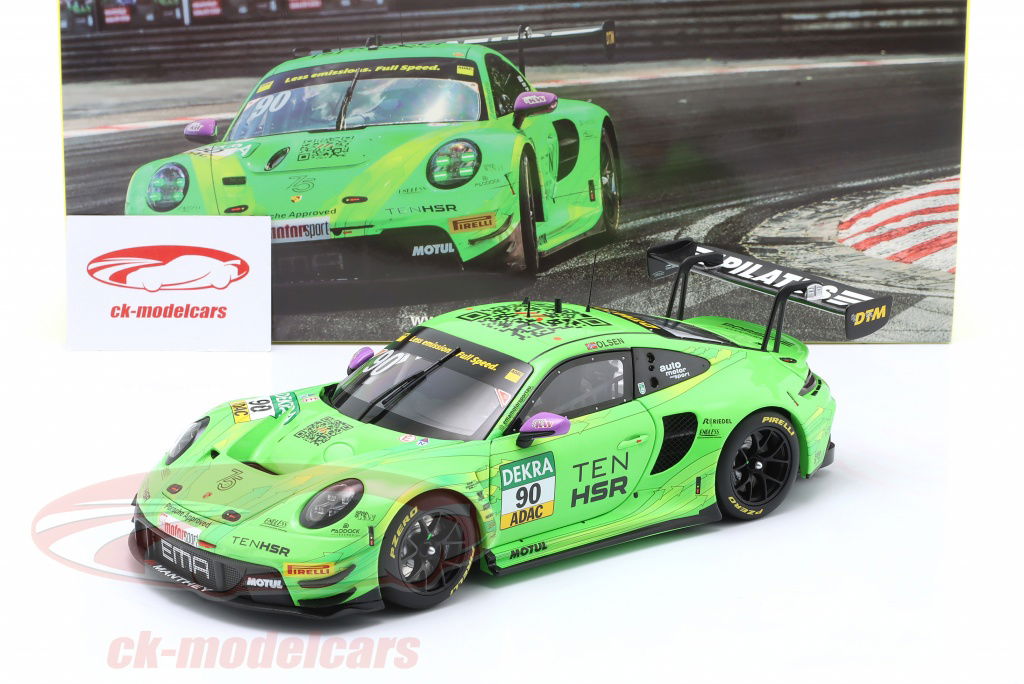 Minichamps 1:18 Porsche 911 GT3 R #90 3rd Norisring DTM 2023 D. Olsen ...
