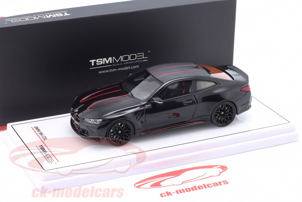 True Scale 1:43 BMW M4 CSL (G82) Baujahr 2023 saphirschwarz TSM430775 ...