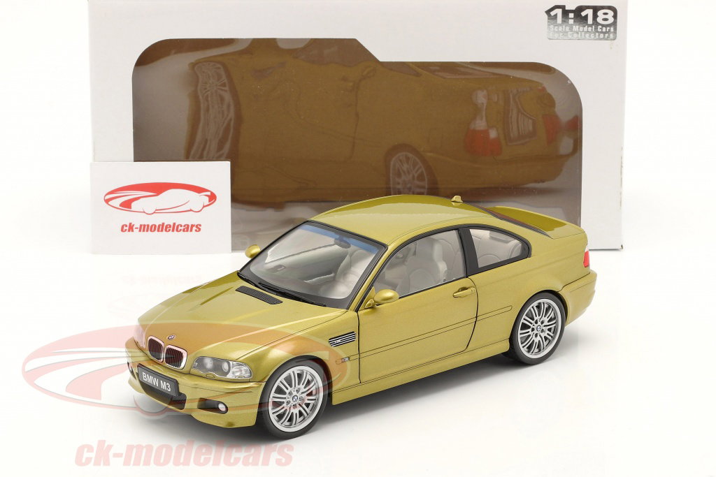 Solido 1:18 BMW M3 (E46) year 2000 phoenix yellow S1806501 model car ...
