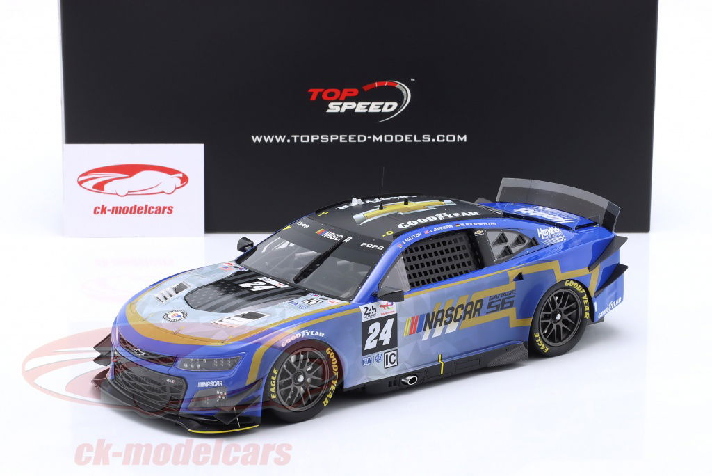 True Scale 1:18 Chevrolet Camaro ZL.1 #24 24h LeMans 2023 Hendrick ...