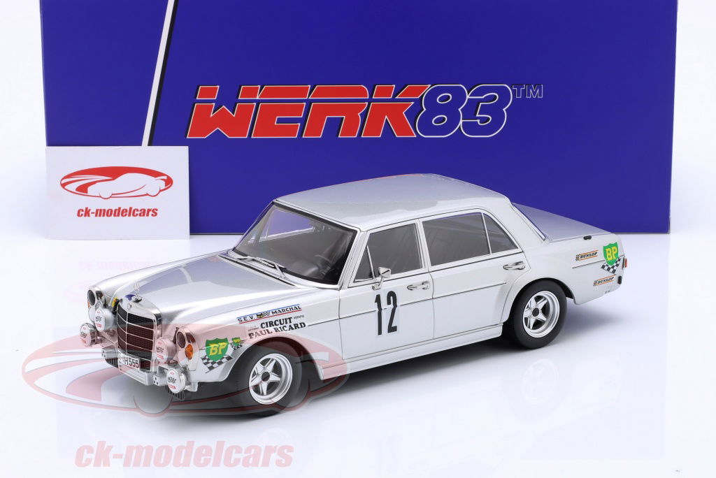 WERK83 1:18 Mercedes-Benz AMG 300 SEL 6.8 #12 12h Paul Ricard 1971 ...