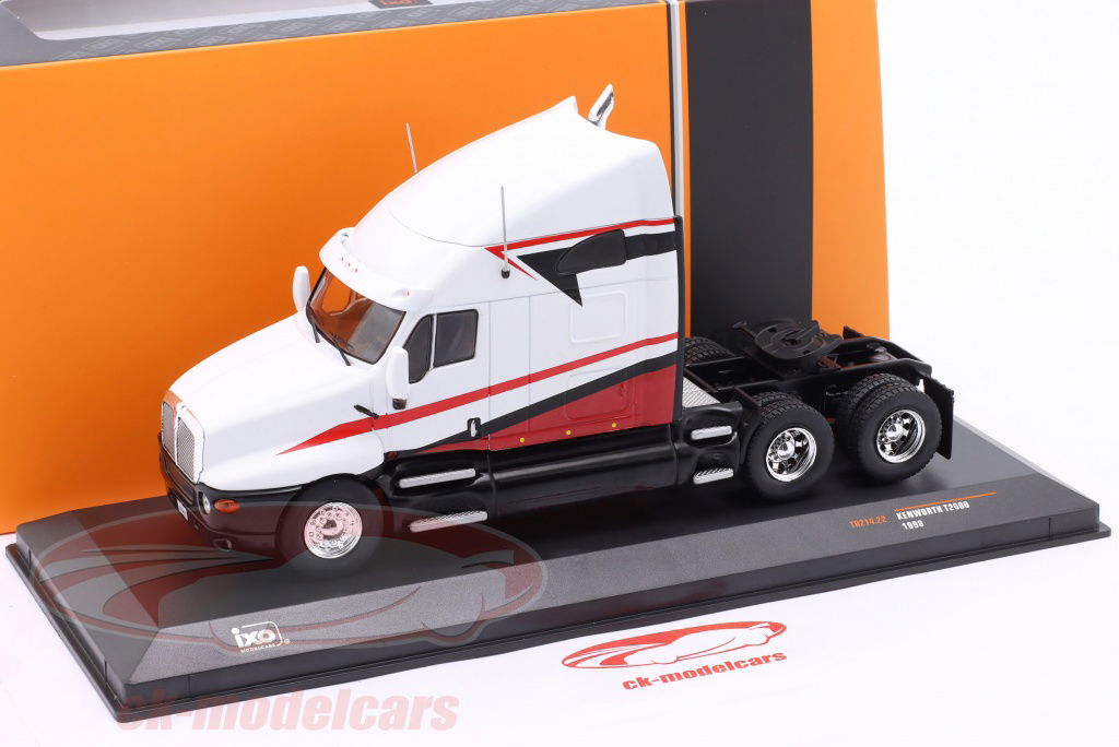Ixo 1:43 Kenworth T2000 SZM Byggeår 1998 hvid TR214.22 model bil TR214 ...