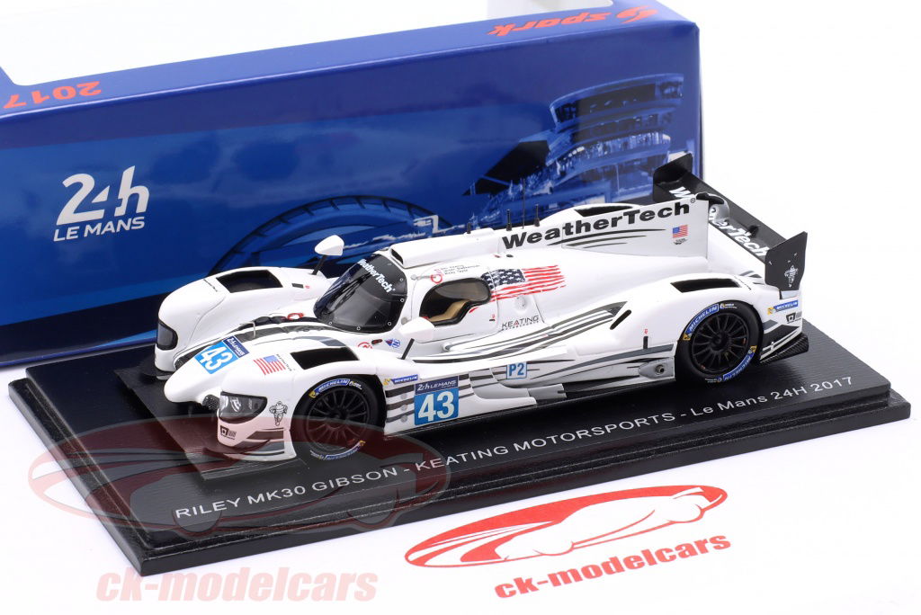 Spark 1:43 Riley Mk30 #43 24h LeMans 2017 Keating, Taylor, Bleekemolen ...