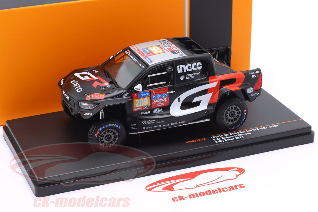 Ixo 1:43 Toyota GR DKR Hilux EVO T1U #209 7th Rallye Dakar 2024 de ...