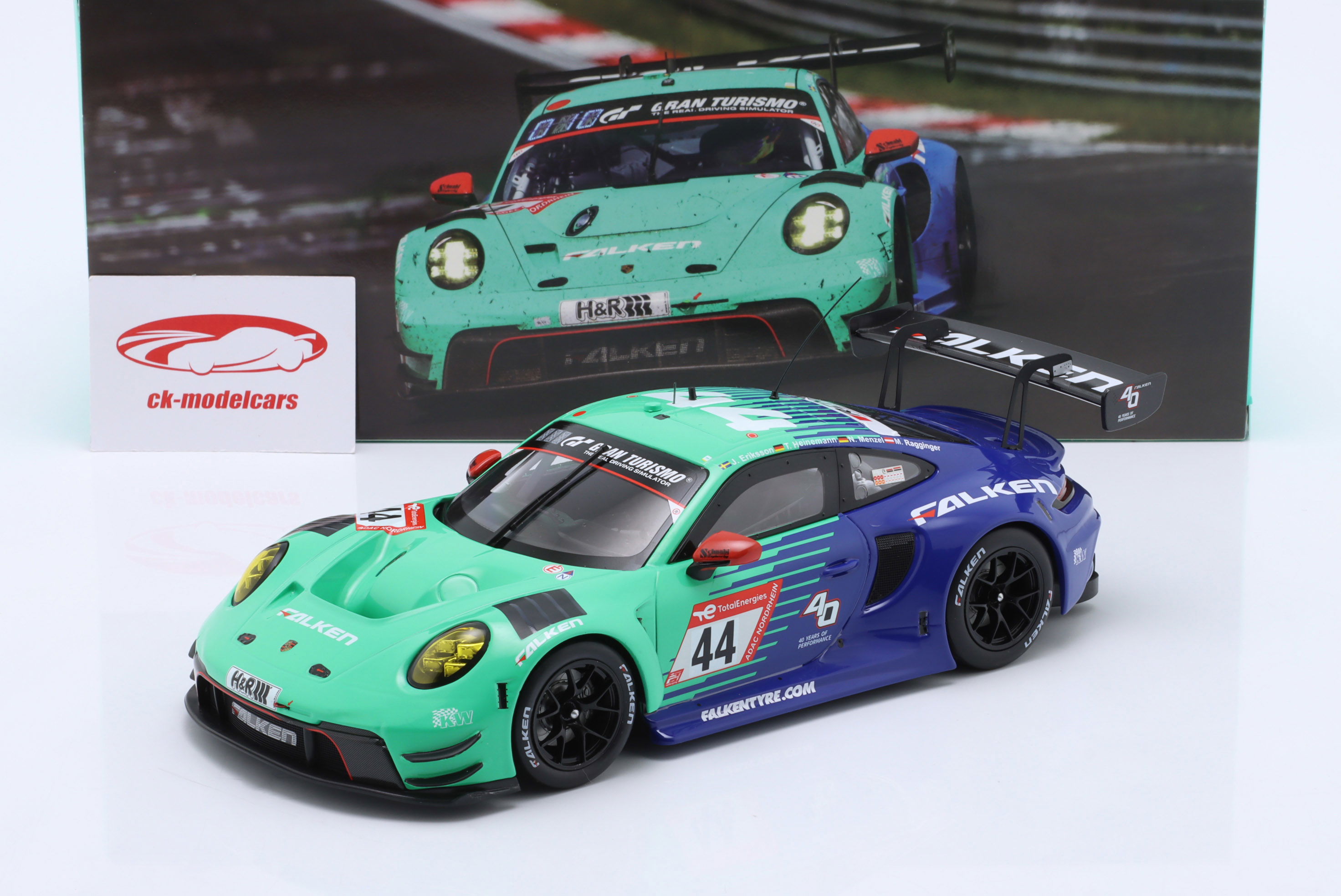 Ixo 1:18 2. Choice / Porsche 911 (992) GT3 R #44 24h Nürburgring 2023 ...