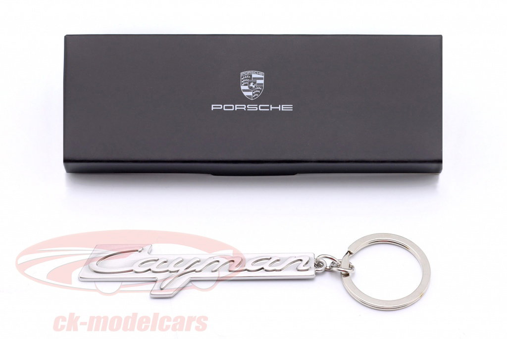 Keychain Porsche Cayman lettering silver WAP0500350SCAY WAP0500350SCAY