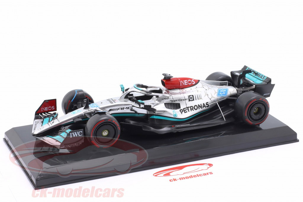 Premium Collectibles 1:24 2e choix / Russell Mercedes-AMG F1 W13 #63 ...