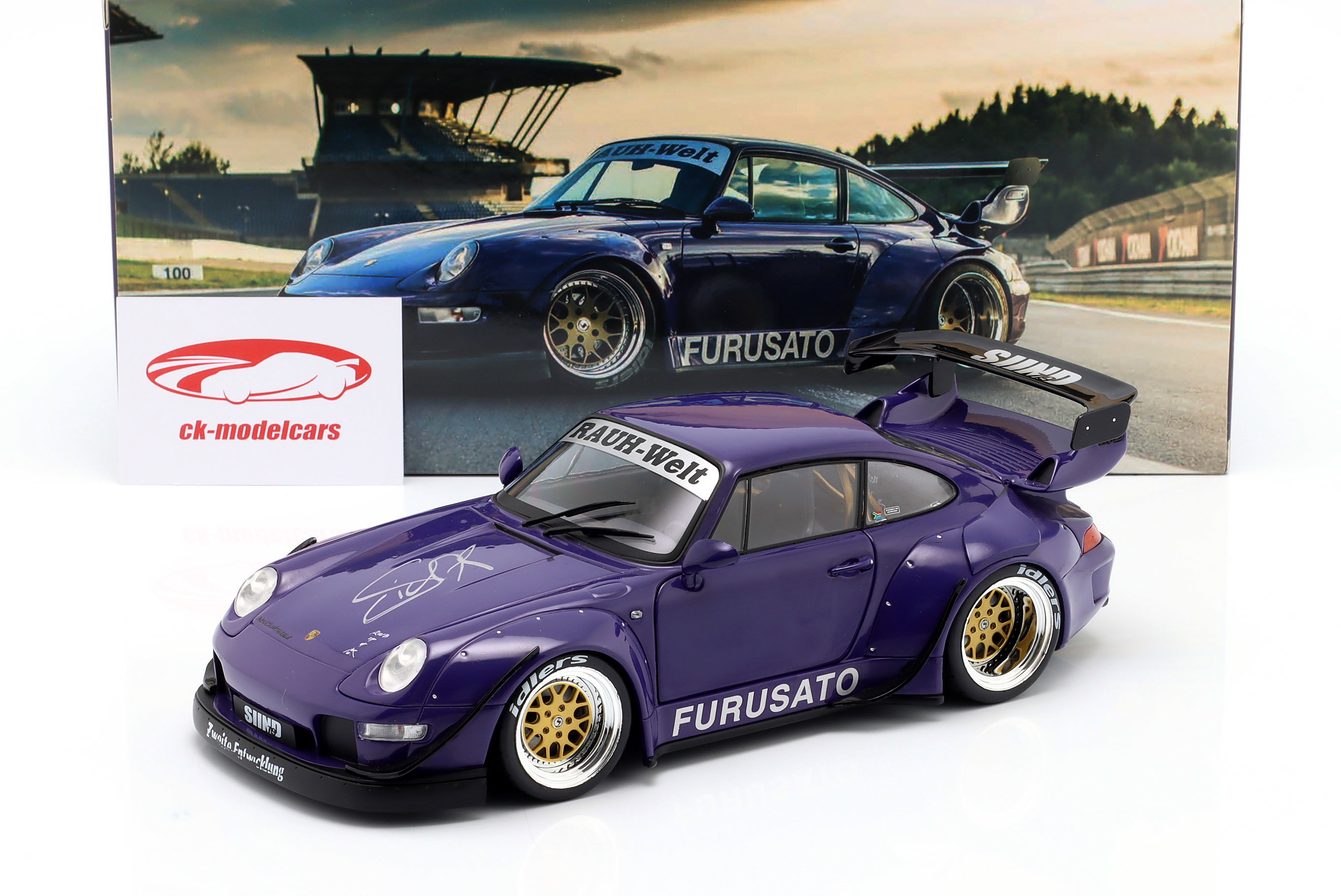 WERK83 1:18 Porsche 911 (993) RWB Rauh-Welt Furusato Sidney Hoffmann ...