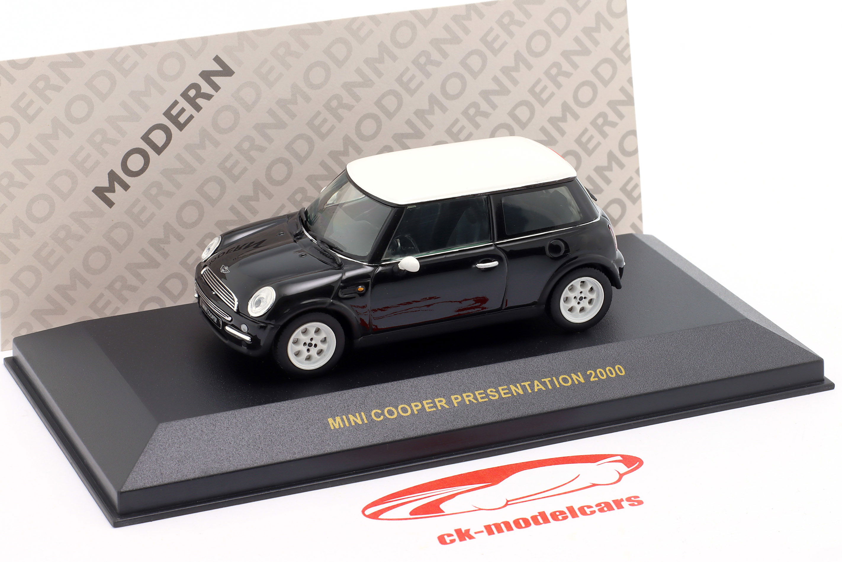 Ixo 1:43 Mini Cooper Presentation Car year 2000 black MOC003 model car ...