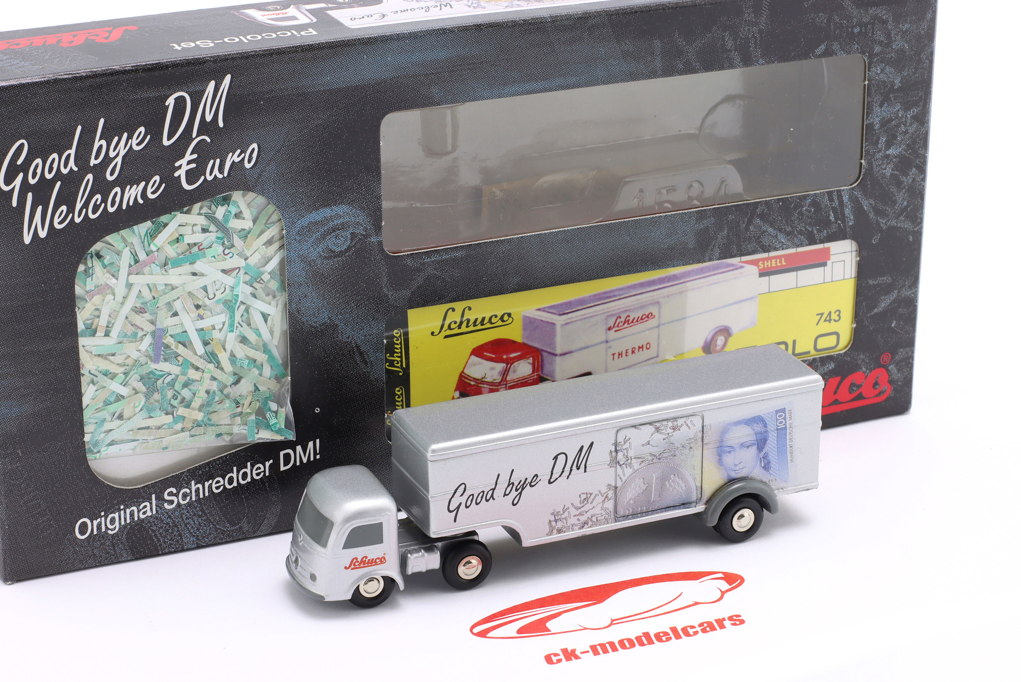 Schuco 1:90 Mercedes-Benz LPS 328 Sattelzugmaschine Goodbye DM Welcome ...