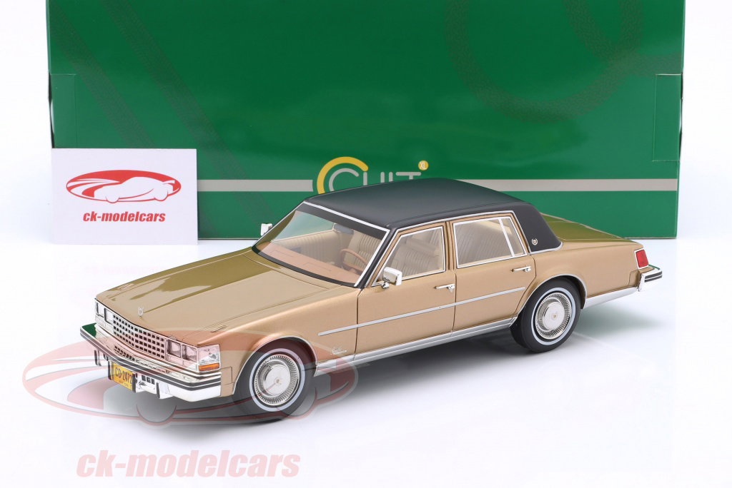 Cult Scale Models 1:18 Cadillac Seville Year 1976 gold metallic CML147 ...