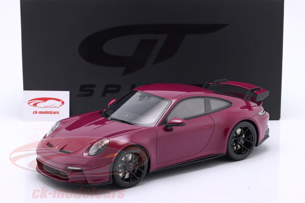 GT-SPIRIT 1:12 Porsche 911 (992) GT3 Coupe Year 2021 ruby star neo ...