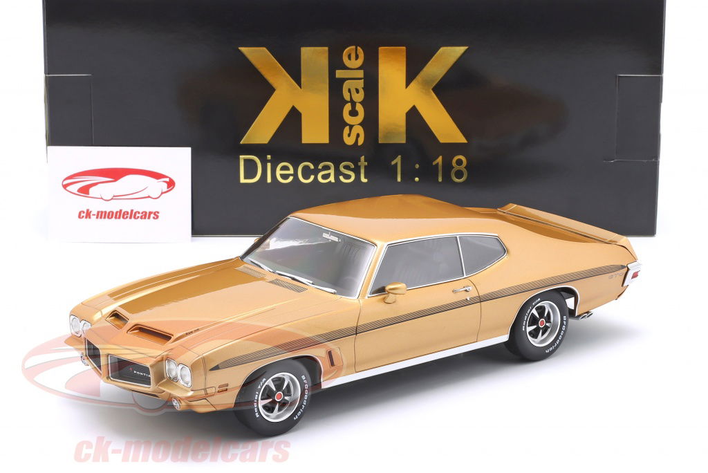 KK-Scale 1:18 Pontiac LeMans GTO year 1972 light brown metallic ...
