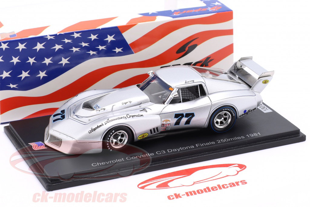 Spark 1:43 Chevrolet Corvette C3 #77 Daytona final 205 miles 1981 Larry ...