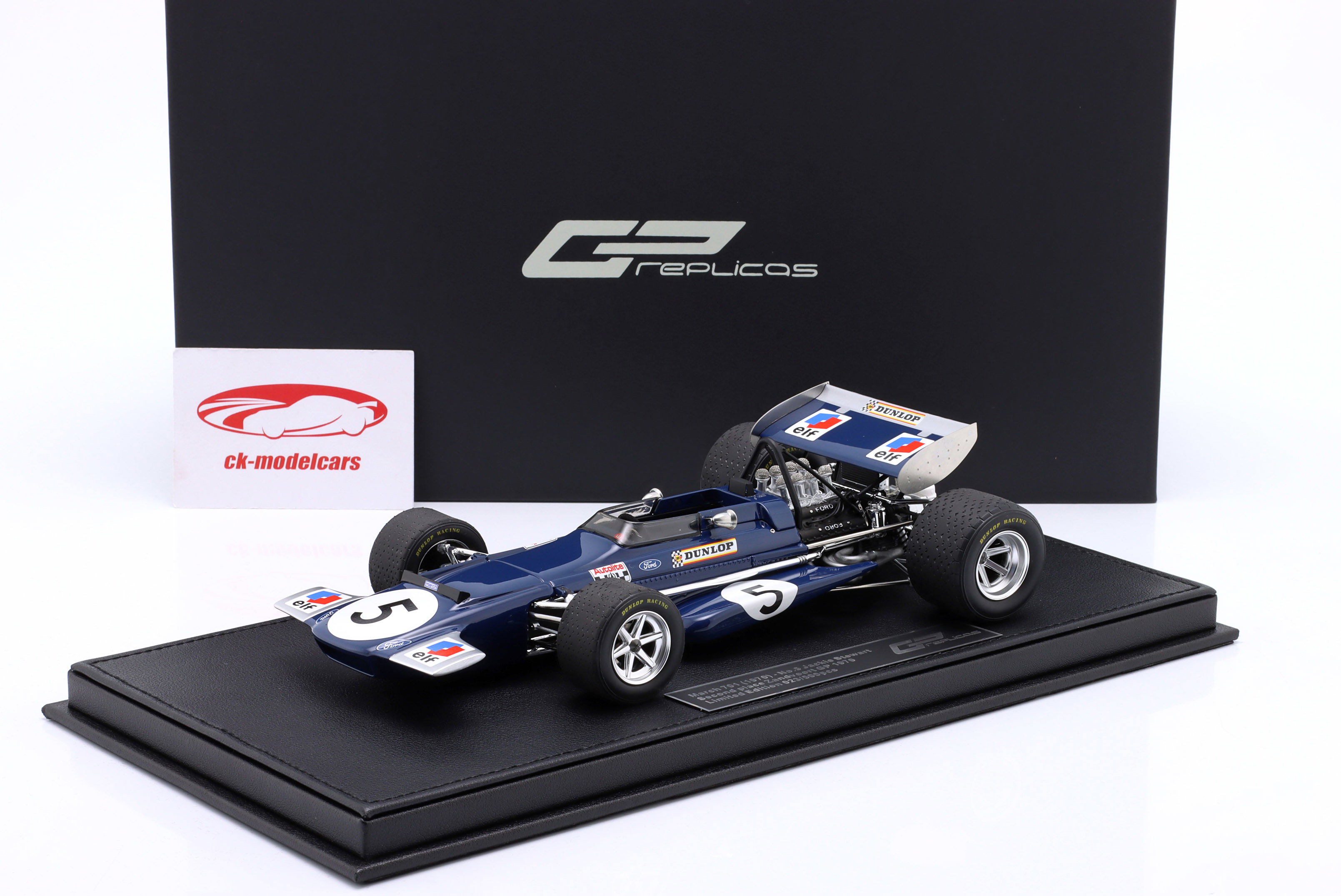 GP Replicas 1:18 Jackie Stewart March 701 #5 第二 荷兰语 GP 公式 1 1970 GP140C ...