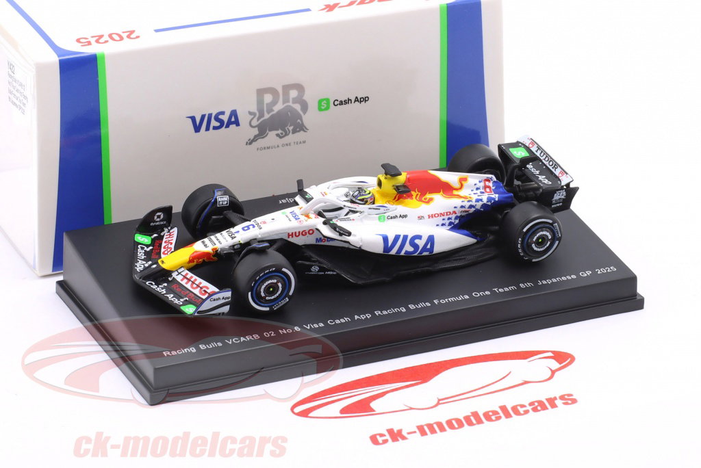 Spark 1:64 Isack Hadjar Racing Bulls VCARB 02 #6 Japón GP fórmula 1 ...