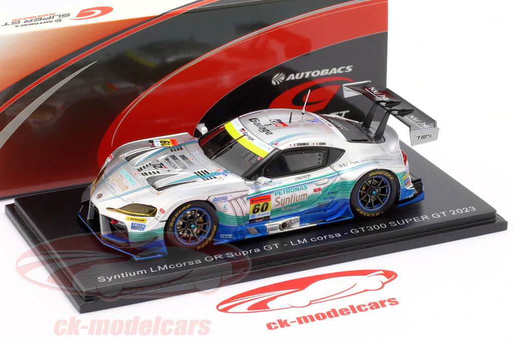 Spark 1:43 Toyota GR Supra GT #60 GT300 Super GT Japan 2023 Yoshimoto ...