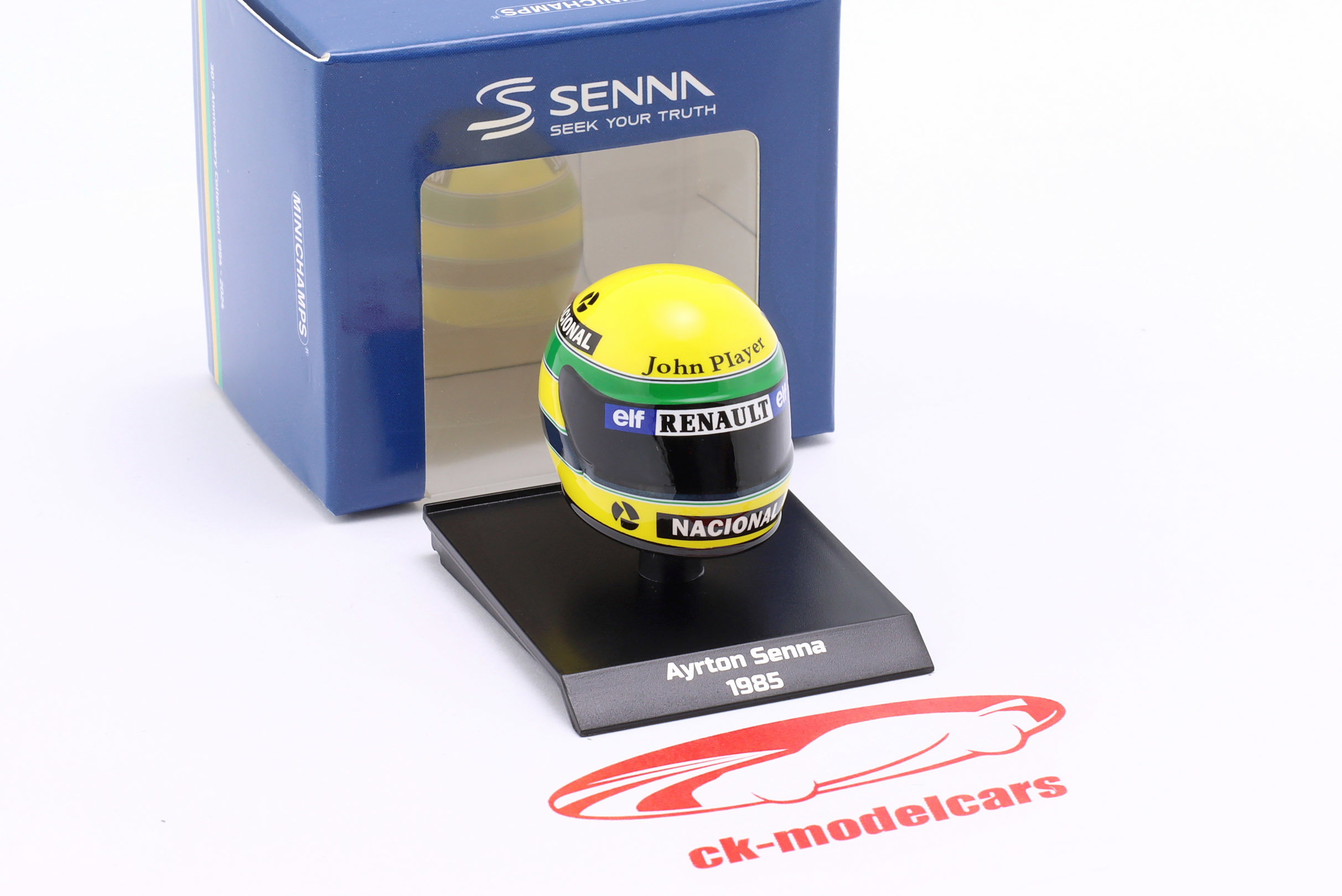 Minichamps 1:10 Ayrton Senna #12 John Player Team Lotus formule 1 1985 ...