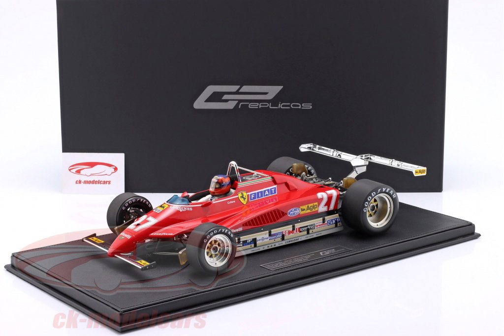 GP Replicas 1:12 Gilles Villeneuve Ferrari 126C2 #27 VS West GP formule ...