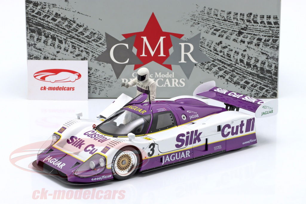 CMR 1:18 Jaguar XJR-12 #3 Winner 24h LeMans 1990 with driver figure ...