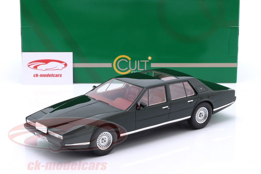 Cult Scale Models 1:18 Aston Martin Lagonda Year 1985 dark green CML014 ...