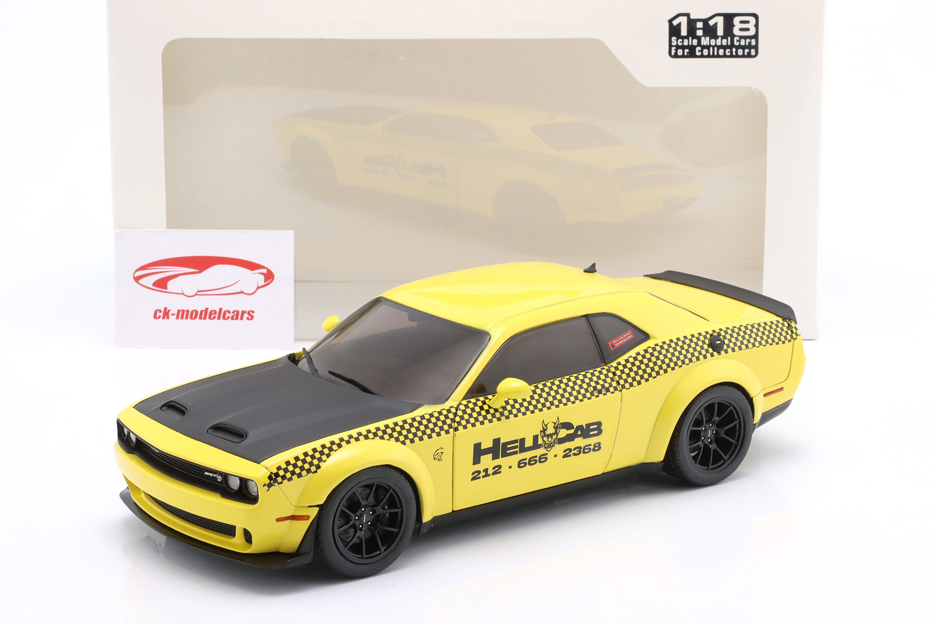 Solido 1:18 Dodge Challenger SRT Hellcat Redeye Widebody New York ...