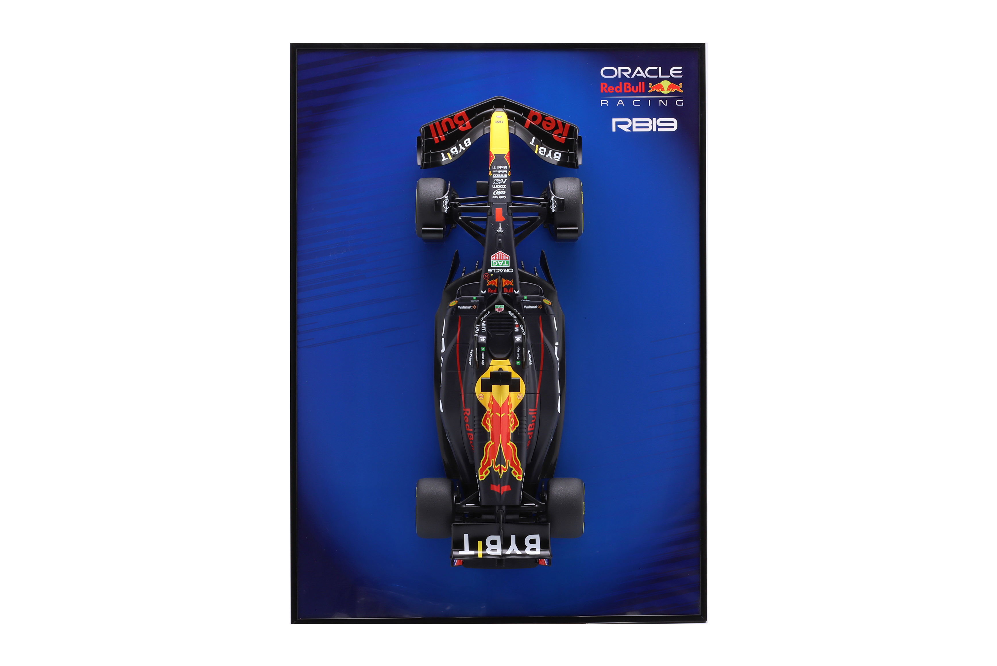 Maisto 1:10 Max Verstappen RB19 #1 in the picture frame Formula 1 World ...
