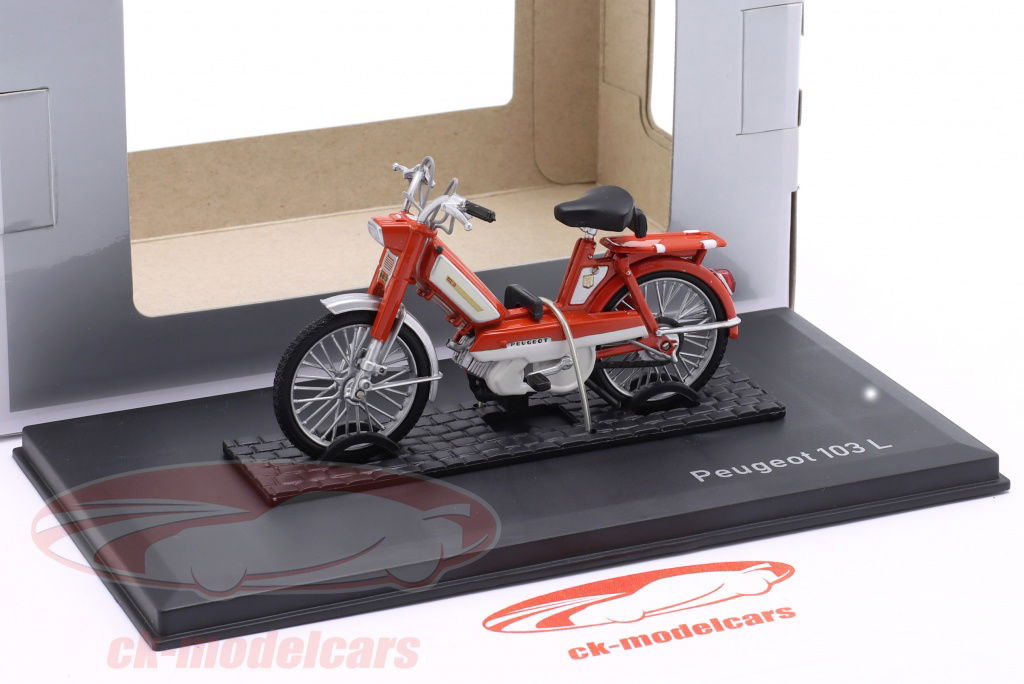 Norev 1:18 Peugeot 103 L Year 1972 red / white 182047 model car 182047 ...